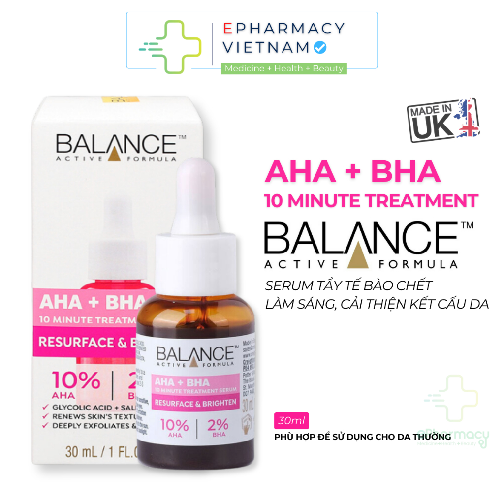 Tinh Chất Dưỡng Da BALANCE Active Formula AHA + BHA Giúp Tẩy Tế Bào Da ...