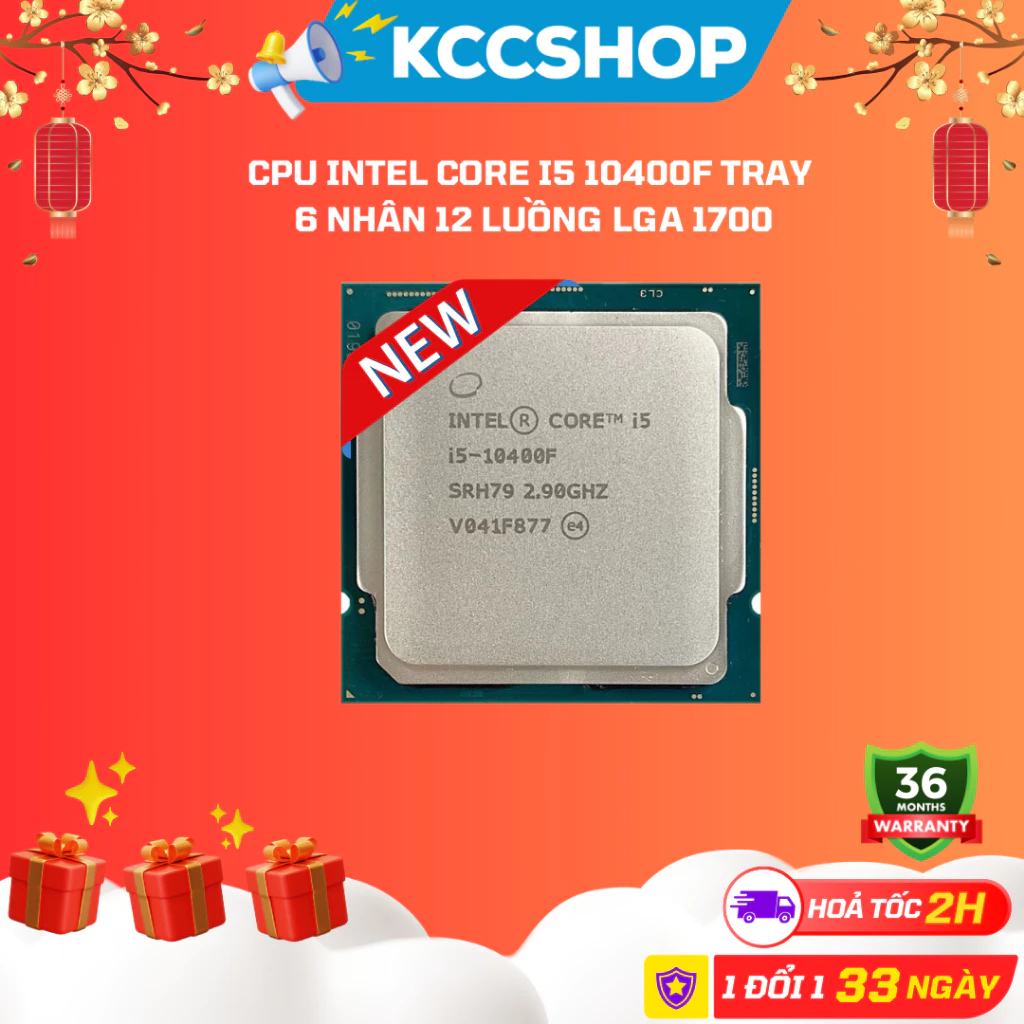 CPU Intel Core i5 10400F TRAY (2.90 Up to 4.30GHz, 12M, 6 Cores 12 ...