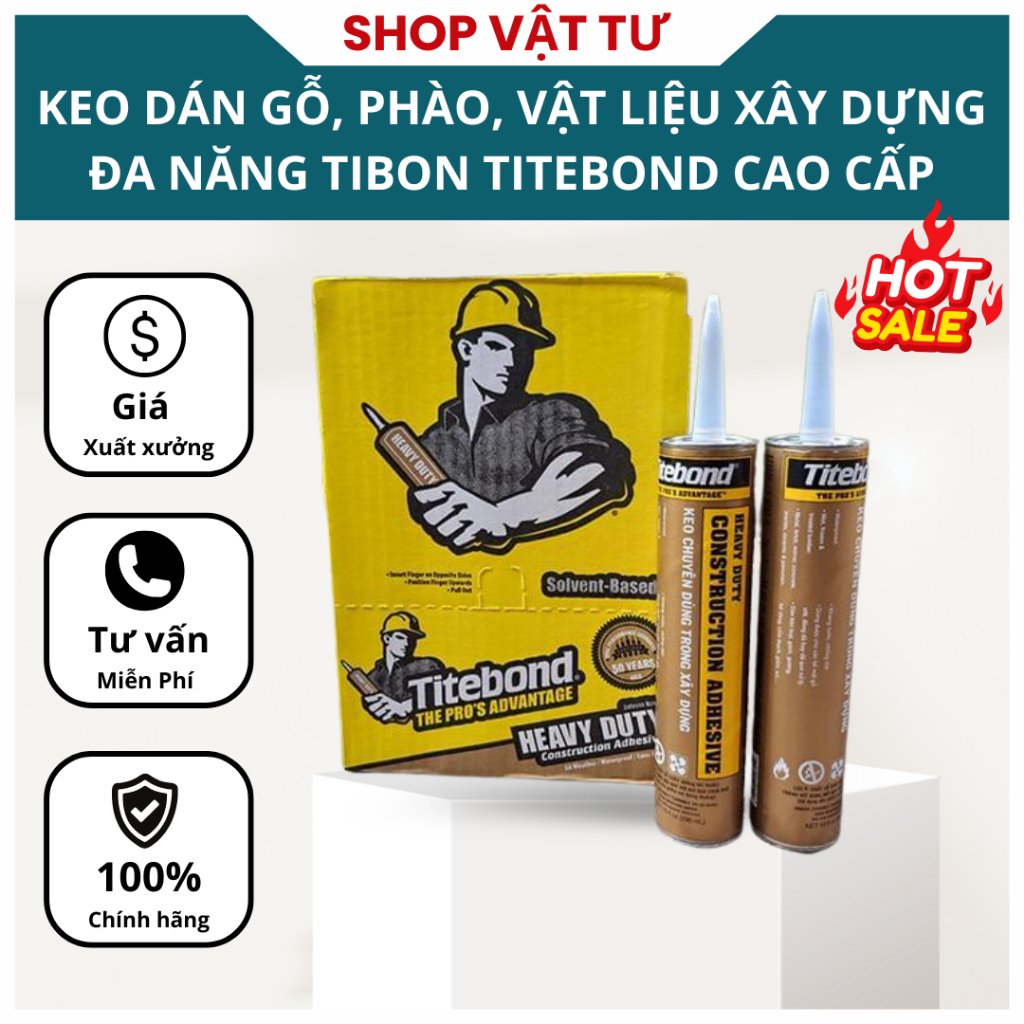KEO TIBON TITEBOND CAO CẤP - Keo dán gỗ, phào, vật liệu xây dựng đa ...