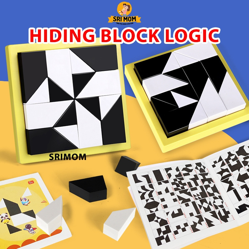 Đồ chơi IQ xếp hình khối 3D Hiding Block Logic - Đồ chơi khối xây dựng ...