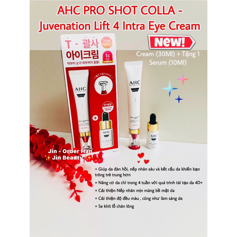 [Bill Oliveyoung ] Set Kem mắt cho mặt chống lão hóa săn chắc da PROSHOT COLLA-JUVENATION LIFT 4 ...