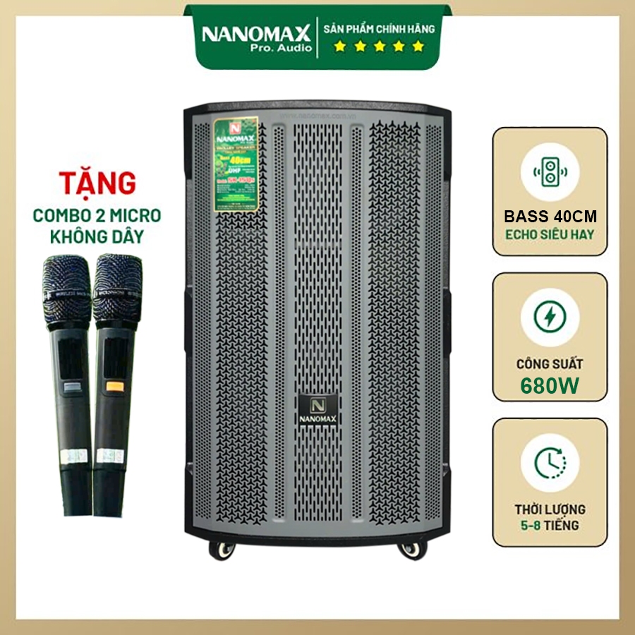 Loa Kéo Nanomax SK-15Q5 Bass 40cm 680W, Lựa Chọn Tuyệt Vời Cho Karaoke Chuyên Nghiệp | Shopee ...