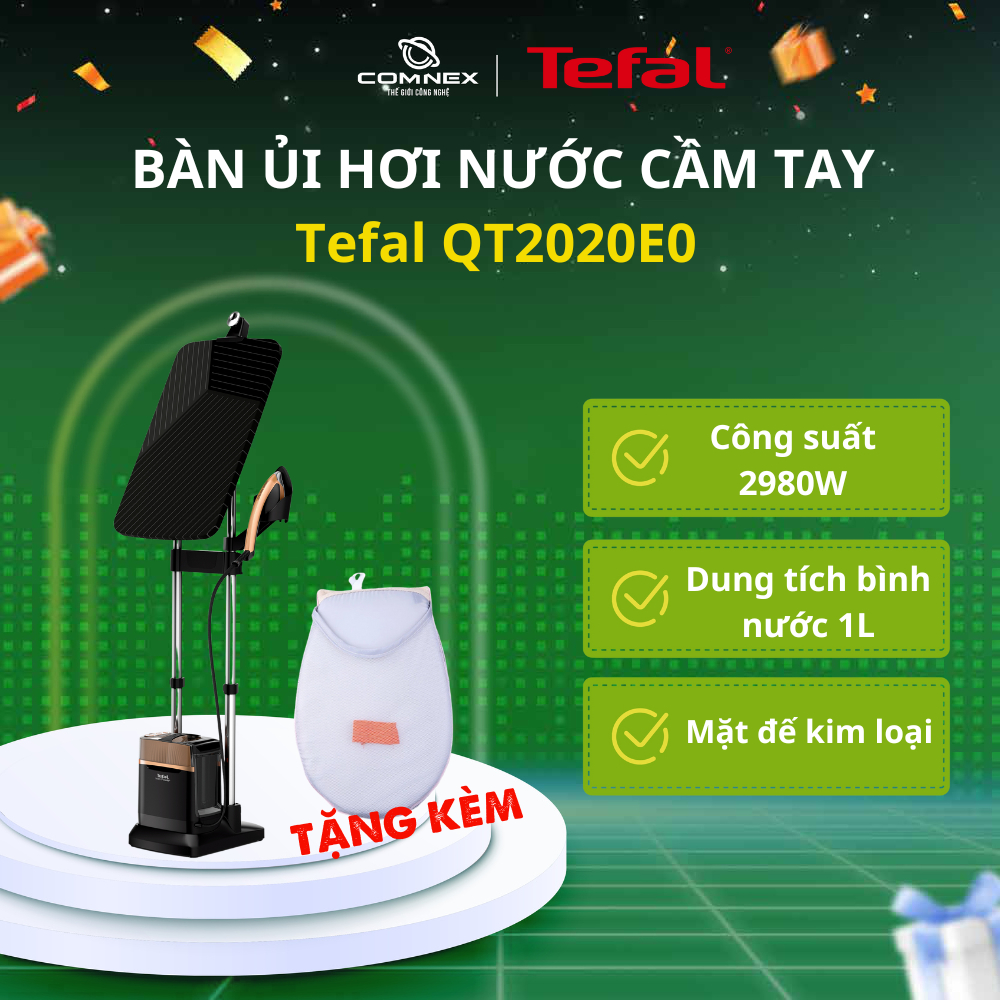 Bàn ủi hơi nước cầm tay dạng đứng Tefal IXEO Power QT2020E0 2170W - Sản ...