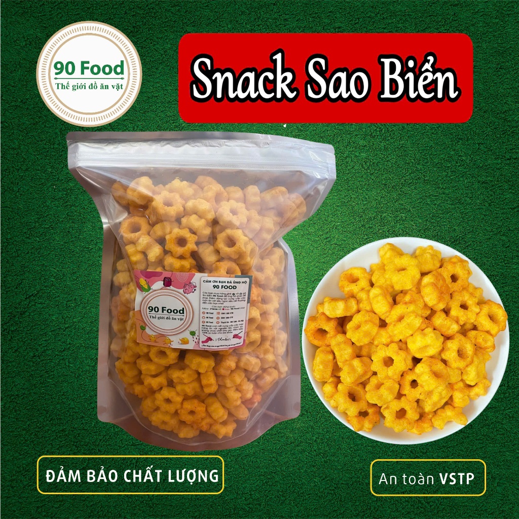 Snack Bim Bim Sao Biển 90 Food túi Zip 500G - 1000G giòn tan thơm ngon ...