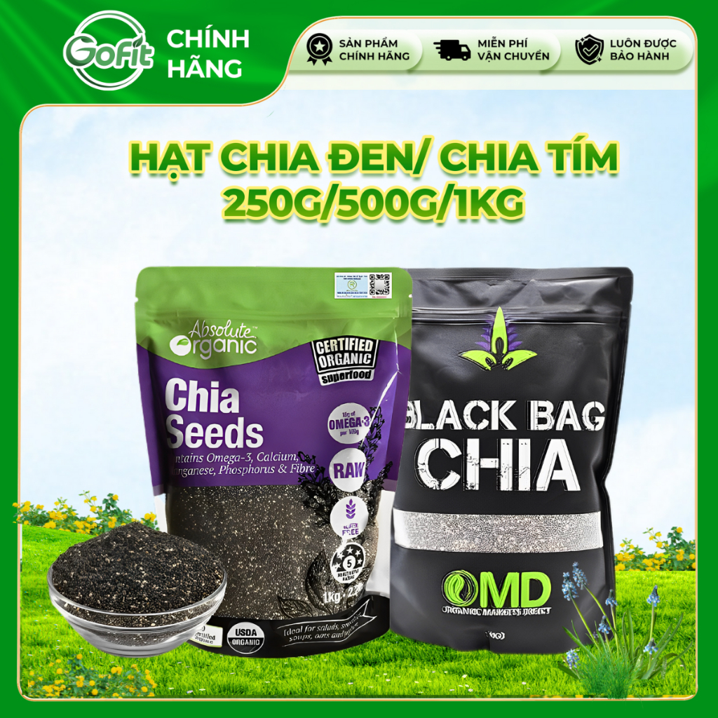 Hạt Chia Absolute Organic Gofit Mart | Shopee Việt Nam