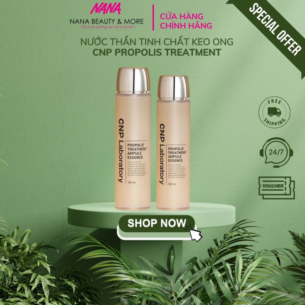 [TÁCH SET KHÔNG HỘP] Nước Thần Tinh Chất Keo Ong CNP Propolis Treatment ...