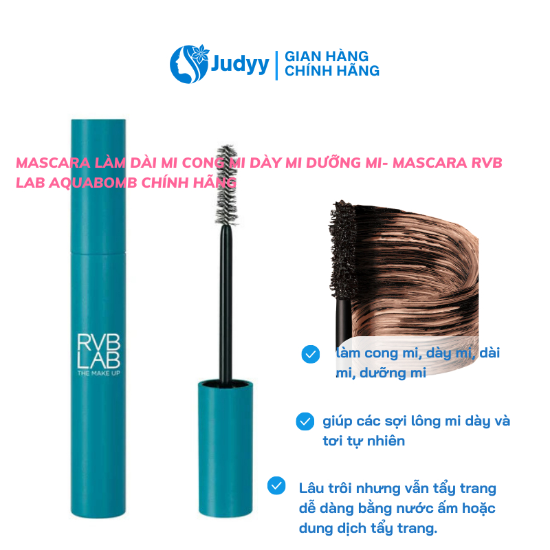 Mascara làm dài mi cong mi dày mi dưỡng mi- Mascara RVB LAB Aquabomb ...