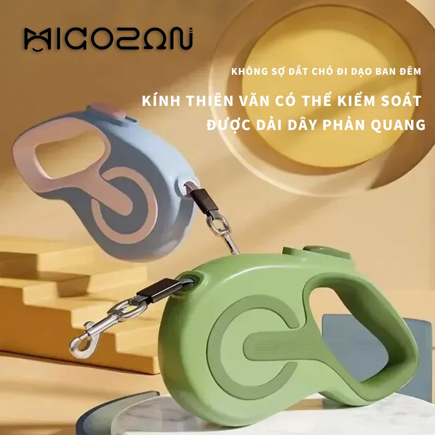 Cuộn Dây MICOSON Dắt Chó Mèo Đi Dạo Thu Vào Tự Động Phụ Kiện Thú Cưng ...