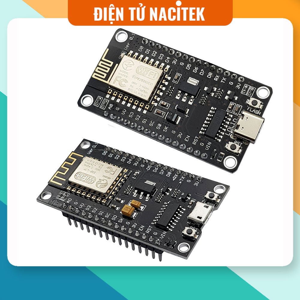 [NSHOP] Mạch điều khiển Arduino NodeMcu Lua WIFI V3 CH340 - X7BF ...