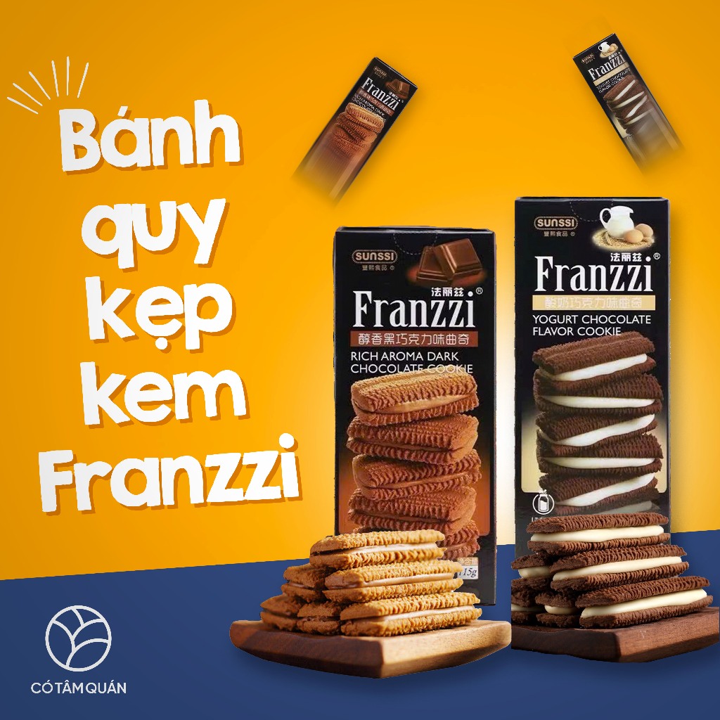 Bánh Quy Kẹp Kem Franzzi 115g | Shopee Việt Nam