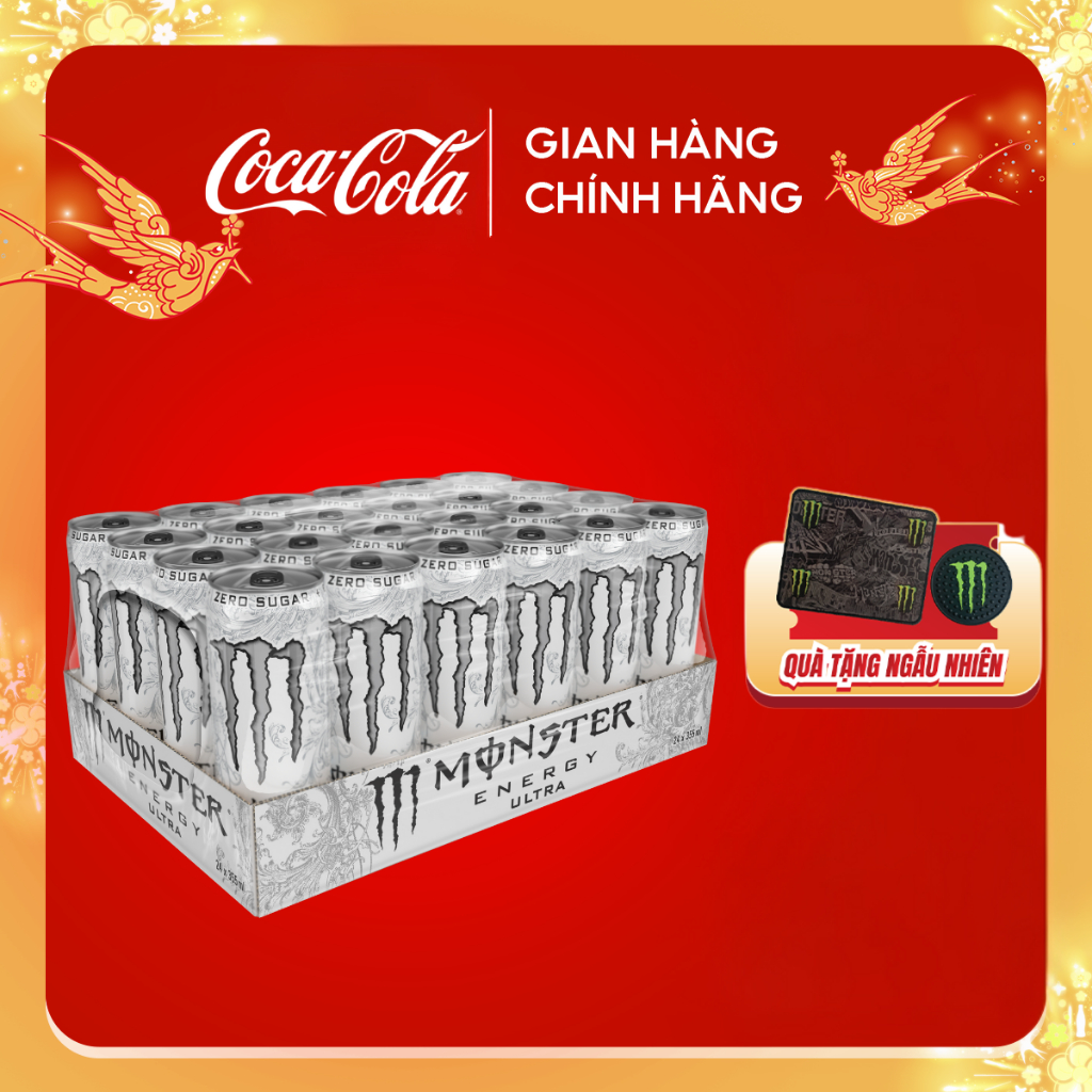 Lốc 24 Lon Nước Giải Khát Tăng Lực Monster Energy Ultra Zero 355ml/Lon ...