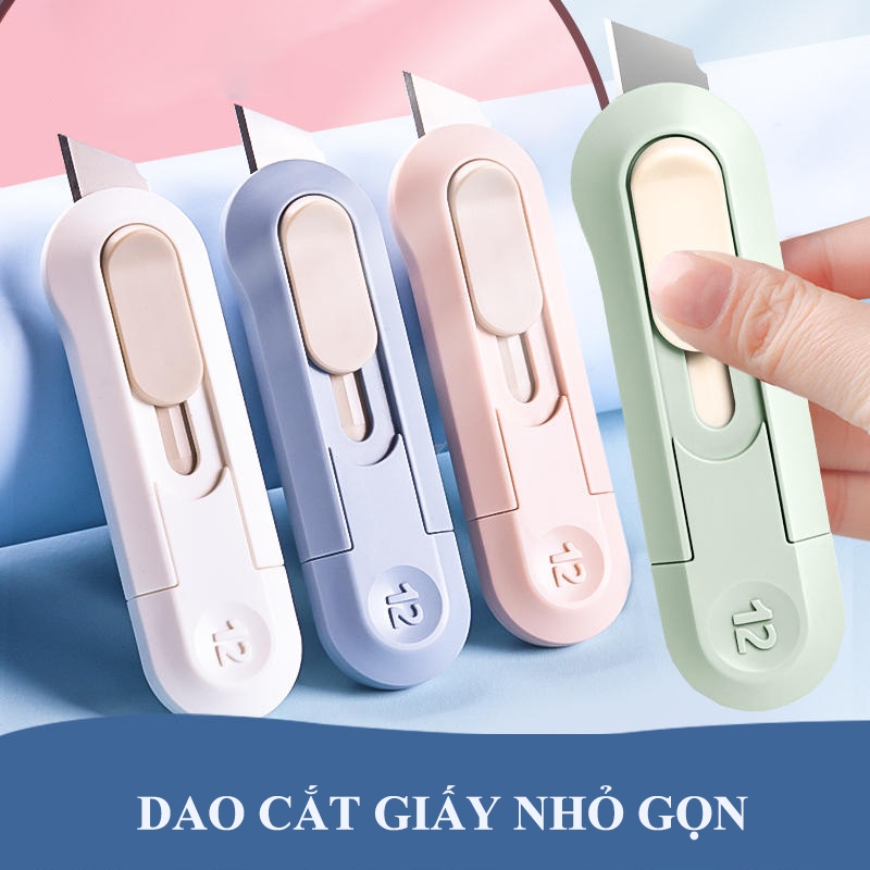 Dao mini rọc giấy dụng cụ rọc giấy lưỡi sắc bén dễ thương nhỏ gọn nhiều ...