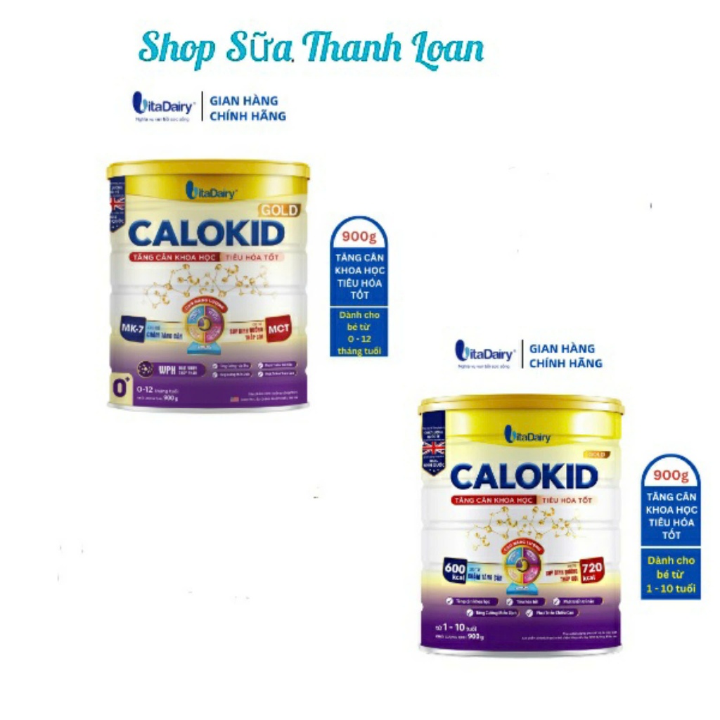 [HSD T12-2026] [Quét Mã QR Tích Xu] Sữa Bột Calokid Gold 0+/1+ LON 900g. | Shopee Việt Nam
