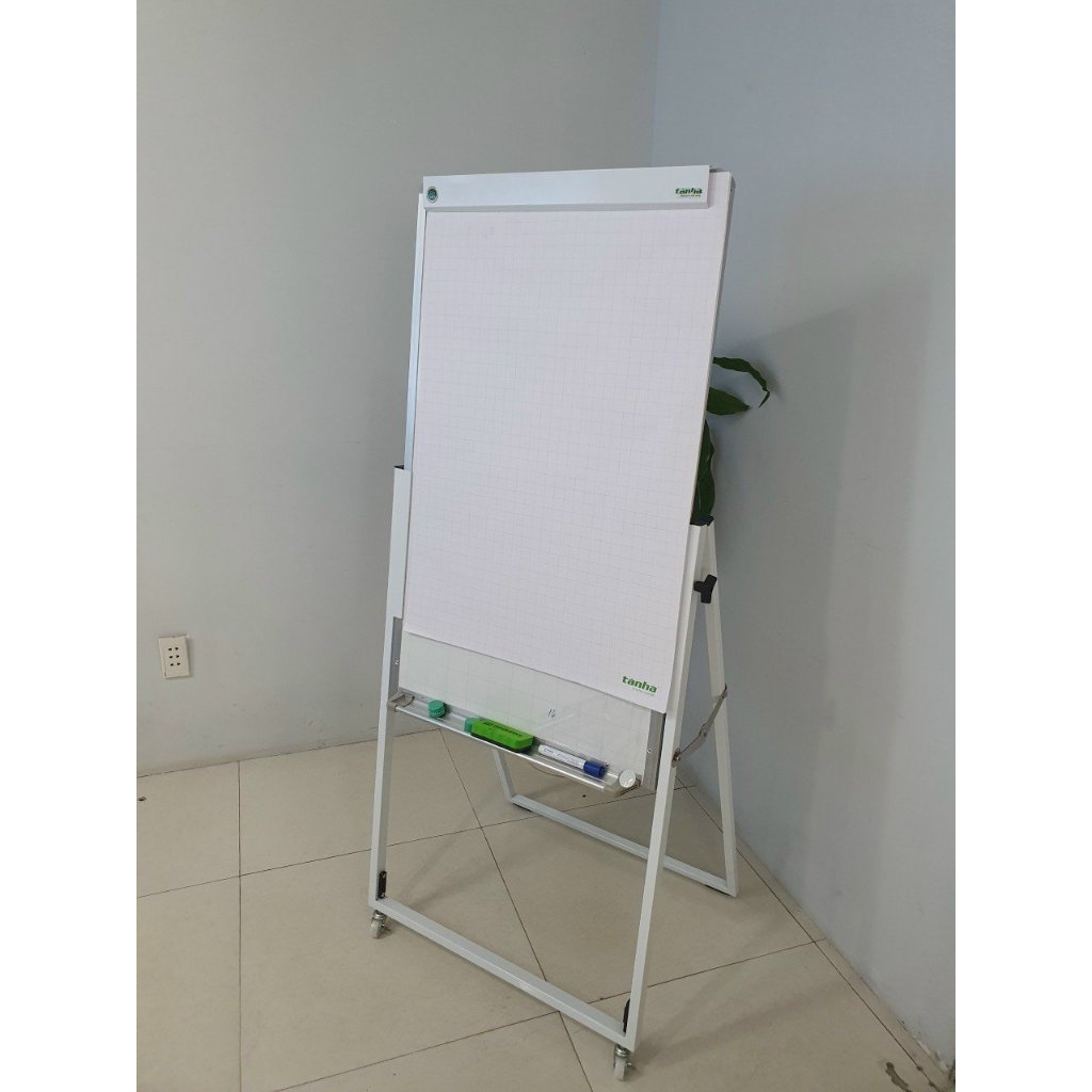 Bảng Flipchart A1 60 x 100cm tặng kèm bút,nam châm ,lau bảng 10 tờ giấy ...