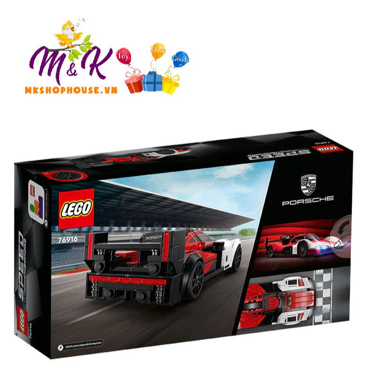 Đồ Chơi Lắp Ráp: Siêu Xe Porsche 963 - LEGO SPEED CHAMPIONS 76916 (280 ...