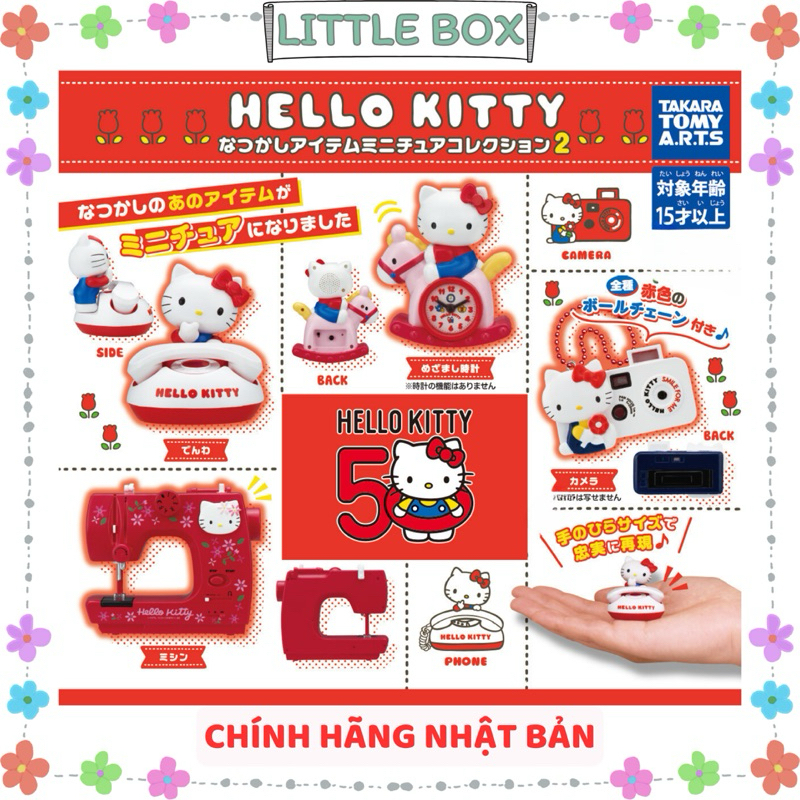 [Chính hãng Nhật] Takara Tomy-Capsule toy Hello Kitty Nostalgic Mini ...