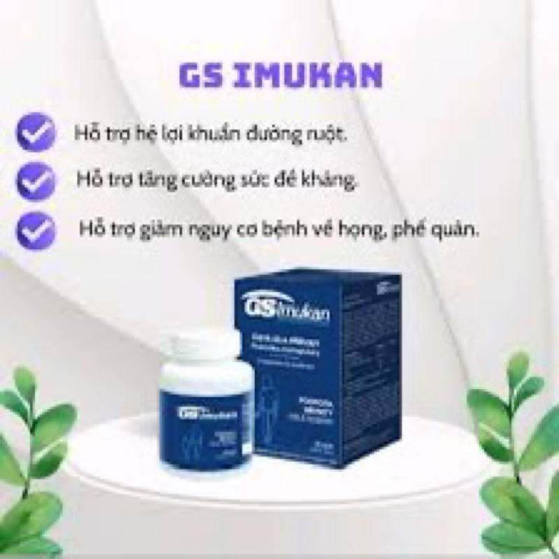GS Imukan - Hỗ trợ tăng đề kháng cho cả gia đình | Shopee Việt Nam