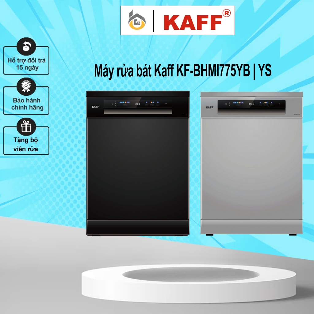 Máy rửa bát Kaff KF-BHMI775YB | Kaff KF-BHMI775YS | Chính hãng | Shopee ...
