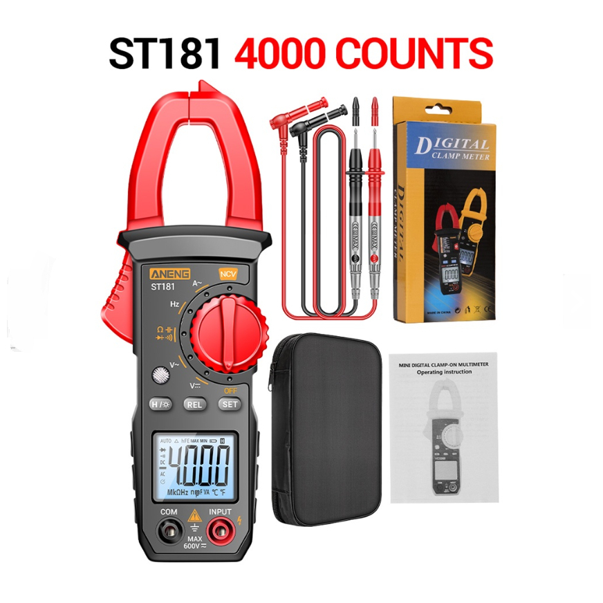 Kìm kẹp dòng Aneng ST180 - Đồng hồ đo vạn năng kỹ thuật số - Ampe kìm ST181 | Shopee Việt Nam