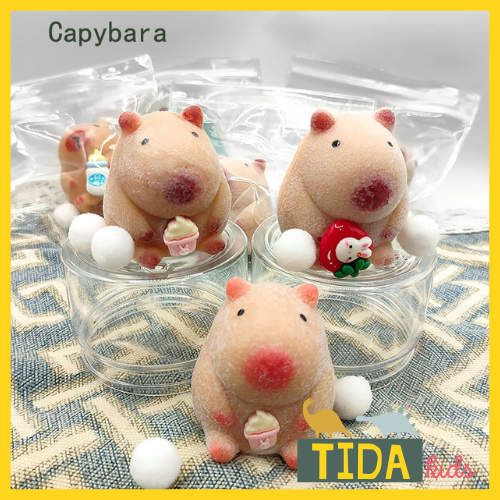 Capybara Bóp Mềm Cầm Bình Sữa, Squishy Mochi Cute, Đồ Chơi Xả Stress Dễ ...