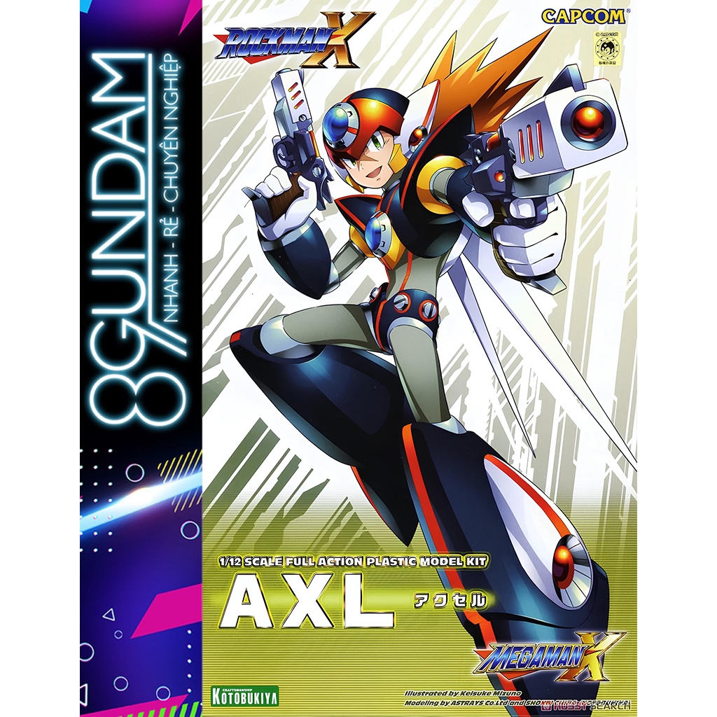 [CÓ SẴN] Mô Hình Lắp Ráp Mega Man X AXL | Shopee Việt Nam