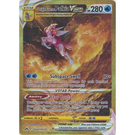 Thẻ bài Pokémon TCG Origin Forme Palkia VSTAR - GG67/GG70 - Gold Secret ...