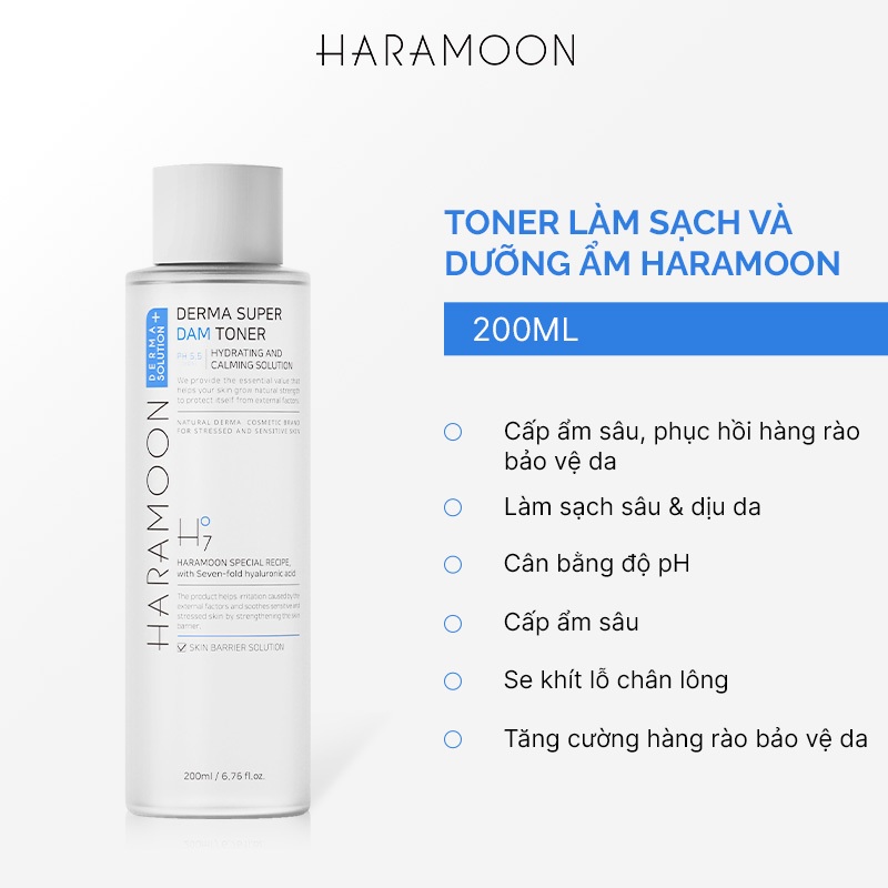 Toner Làm Sạch Và Dưỡng Ẩm Haramoon – Cân Bằng pH, Dưỡng Ẩm Đa Tầng ...