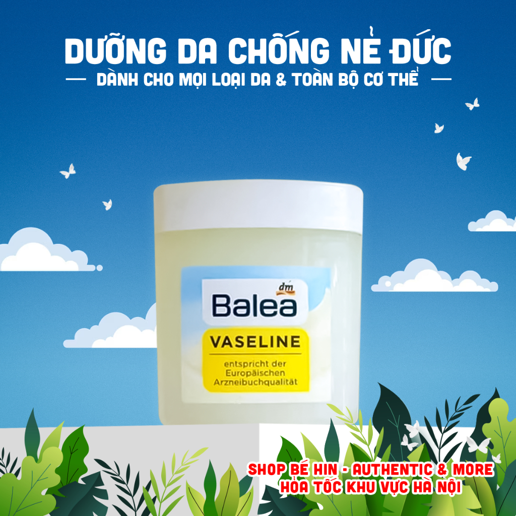 Kem Balea Vaseline Đức, dùng cho mặt và cơ thể, dưỡng ẩm chống nẻ cho ...