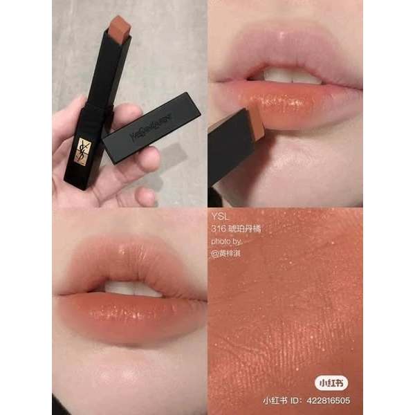 Son 𝗬𝗦𝗟 𝗧𝗵𝗲 𝗦𝗹𝗶𝗺 𝗩𝗲𝗹𝘃𝗲𝘁 𝗥𝗮𝗱𝗶𝗰𝗮𝗹 𝟯𝟭𝟲 𝗡𝗮̂𝘂 𝗖𝗮𝗺 𝗡𝘂𝗱𝗲 | Shopee Việt Nam