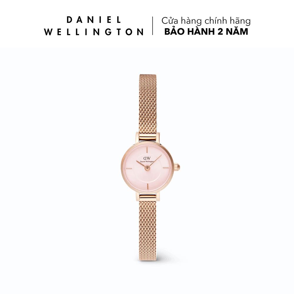 Đồng hồ Nữ Daniel Wellington dây lưới thép Vỏ vàng hồng - DW00100743 ...
