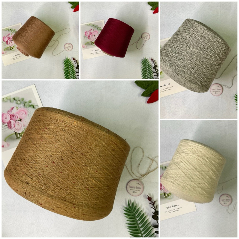 Yarn - Len Wool 100% - Len lông cừu | Đan móc sản phẩm Thu Đông | Hàng ...