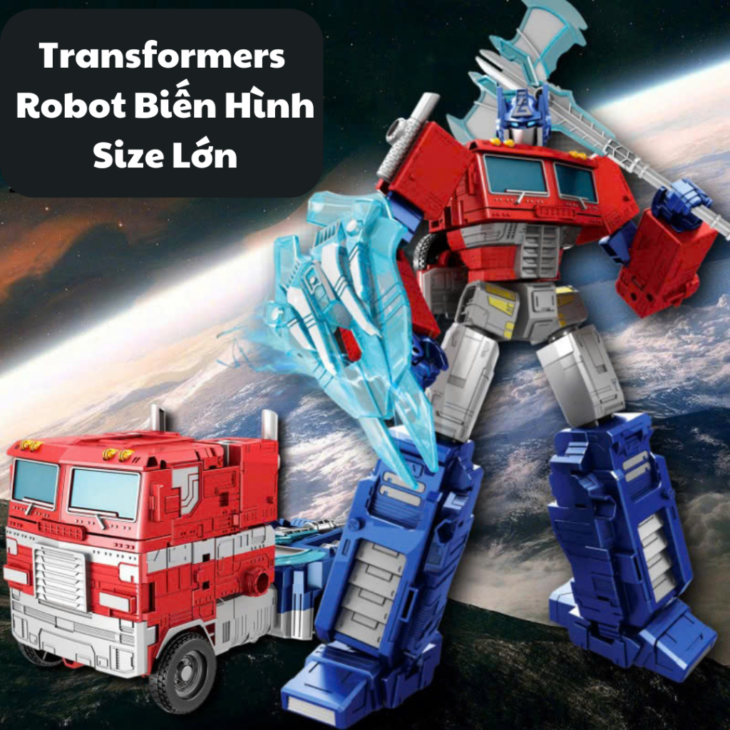 Đồ Chơi Robot Biến Hình Optimus 2in1, Mô Hình Lắp Ráp Transformers Biến ...