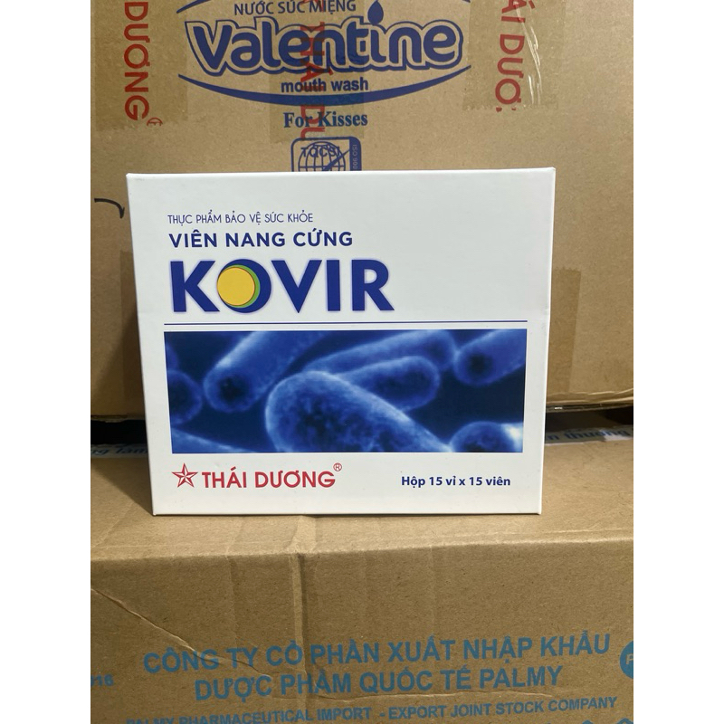 TPCN Kovir Thái Dương ( hộp 15 vỉ×15viên) - tăng sức đề kháng, phòng ...