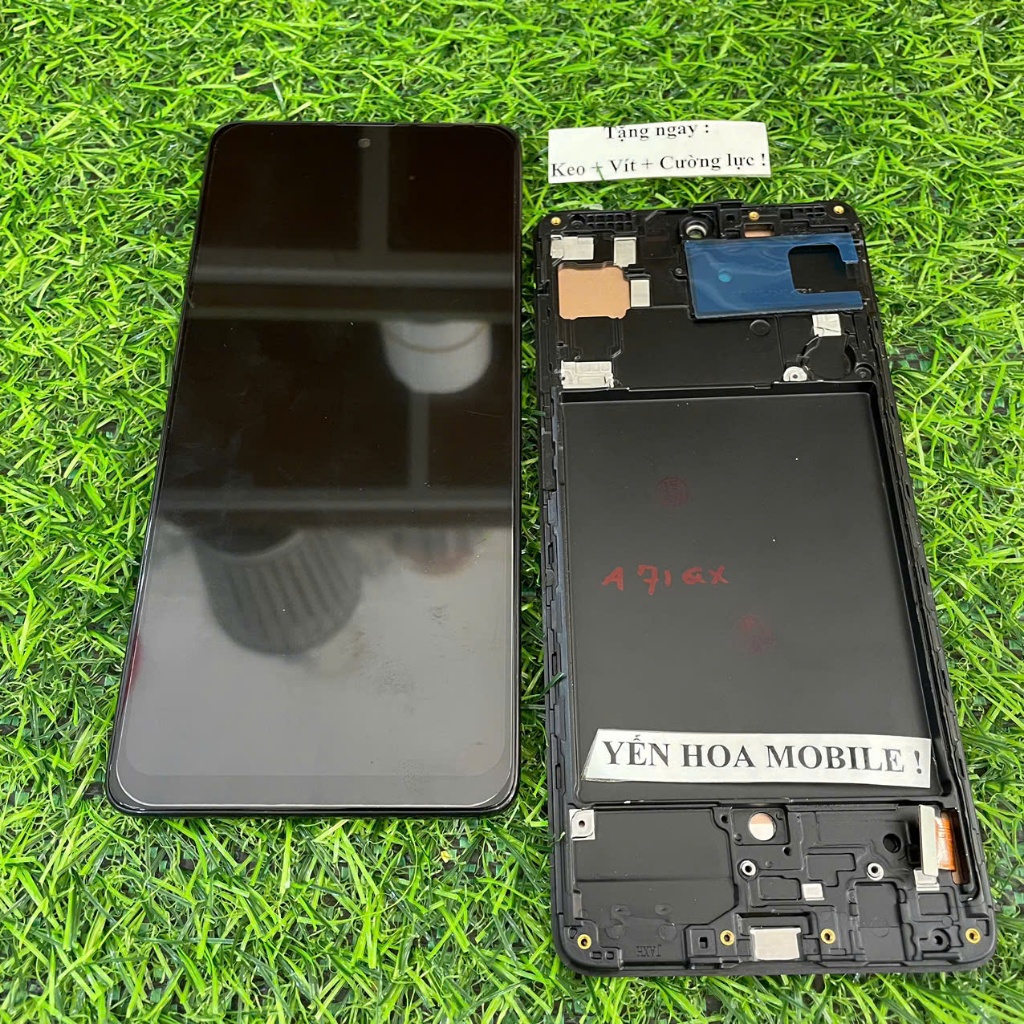 Màn hình tương thích samsung A71 / A715F - liền khung - mã QX | Shopee ...