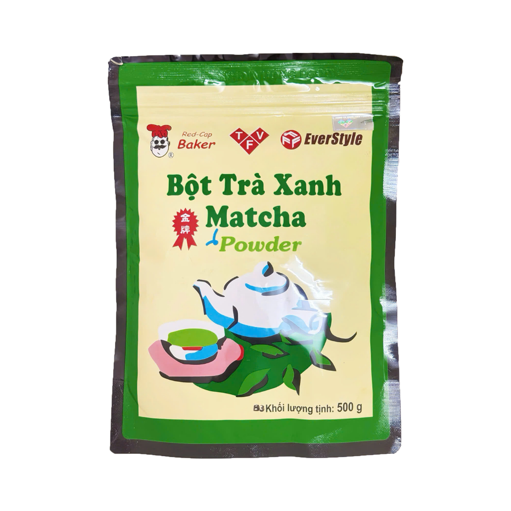 Bột trà xanh matcha Đài Loan Red-cap Baker túi 500g | Shopee Việt Nam