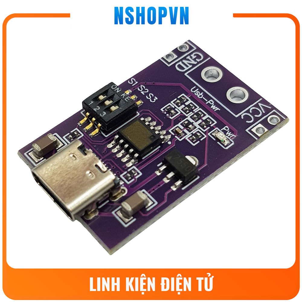 Mạch kích hoạt sạc nhanh type C PD/QC/AFC 5V/9V/12V/15V/20V | Shopee Việt Nam