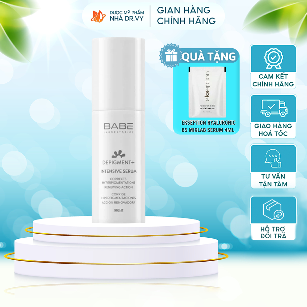 [CHÍNH HÃNG] Tinh chất Babé Depigment+ Intensive Serum 30ml | Shopee ...