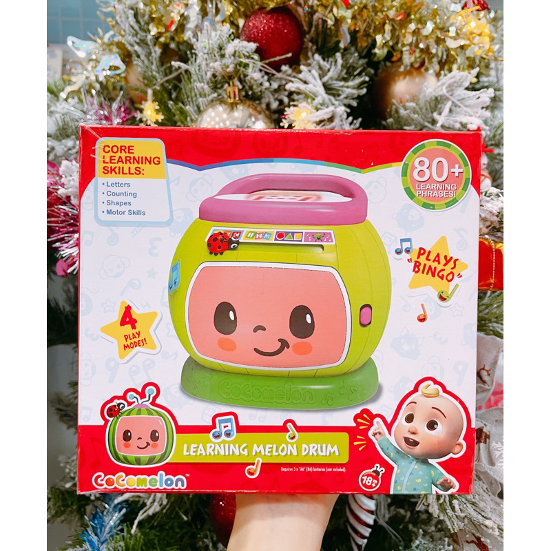 Trống học tập Cocomelon Learning Melon Drum - BAABEELAND | Shopee Việt Nam