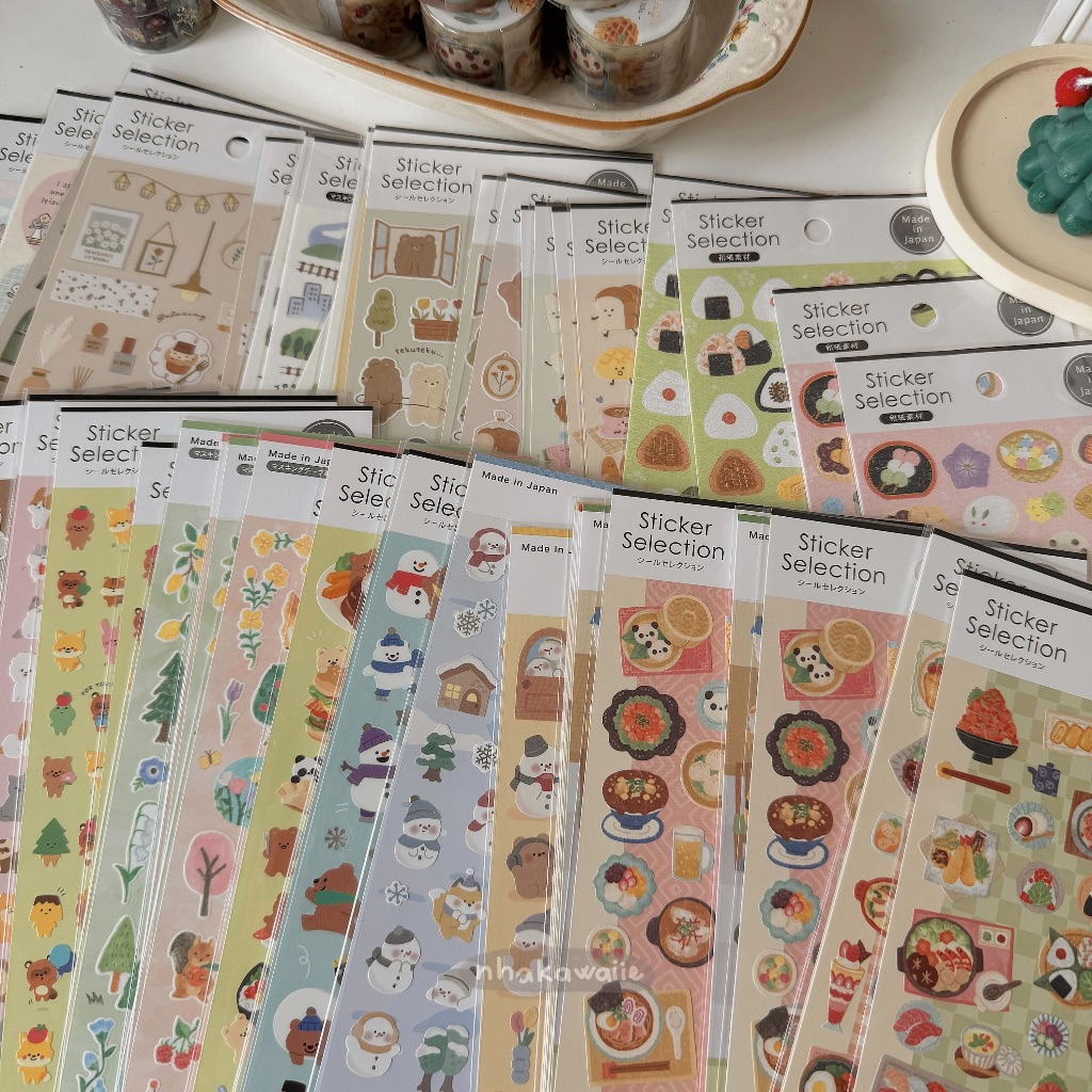 Sticker sheet Daiso Gaia Nhật Bản tổng hợp nhiều mẫu | Shopee Việt Nam