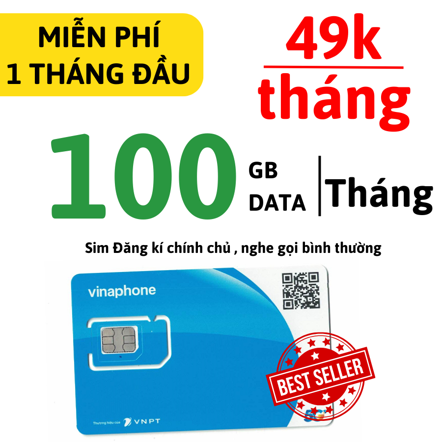 RẺ NHẤT - Sim Data 5G Vinaphone Tặng 1 Tháng Đầu Miễn Phí Data + Nghe Gọi Không Giới Hạn Gia Hạn ...