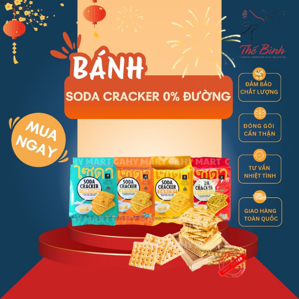 Bánh Soda Cracker không đường gói 400g | Shopee Việt Nam