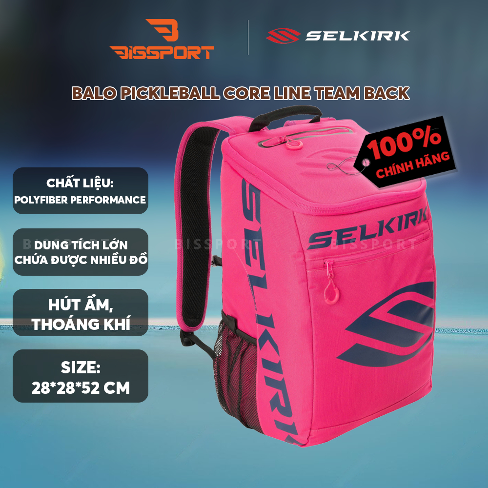 Balo Pickleball Selkirk Core Line Team Back Chính Hãng - Hồng - Dung ...