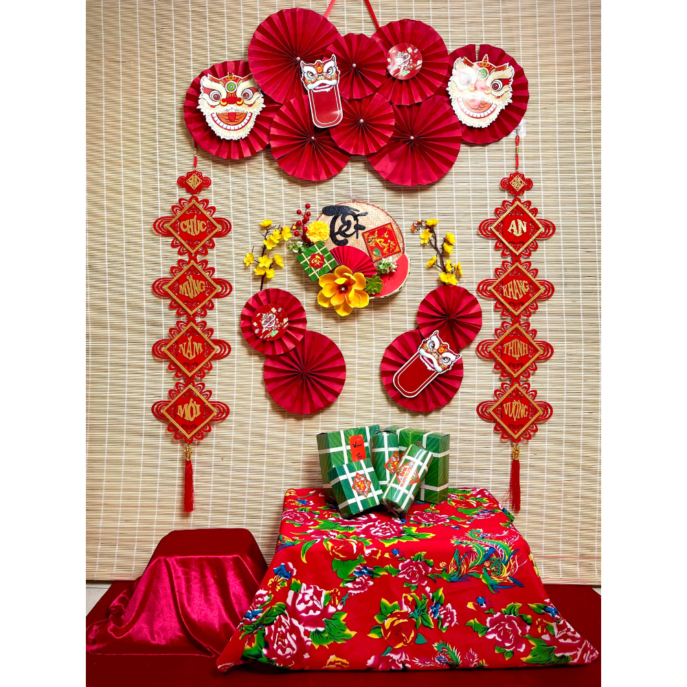 Set Mành Treo Trang Trí Mành Tre Trang Trí Tết 2025 Bộ Decor Trang Trí ...