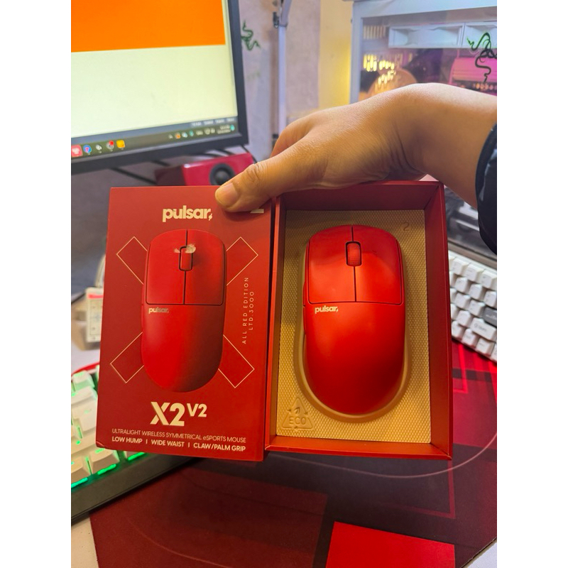 Chuột không dây siêu nhẹ Pulsar X2V2 ( X2 V2) và X2 V3 Wireless (Hỗ trợ ...