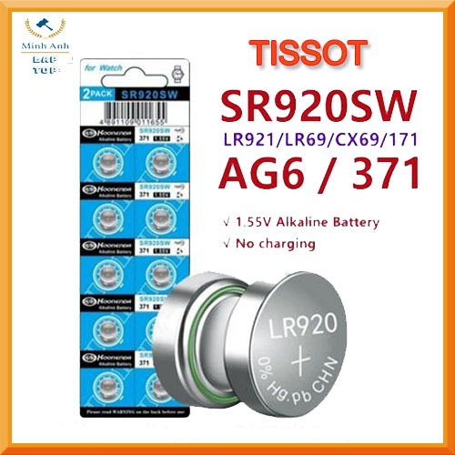 Pin Đồng Hồ TISSOT SR920SW 371 chính hãng SR920 cho đồng hồ đeo tay ...