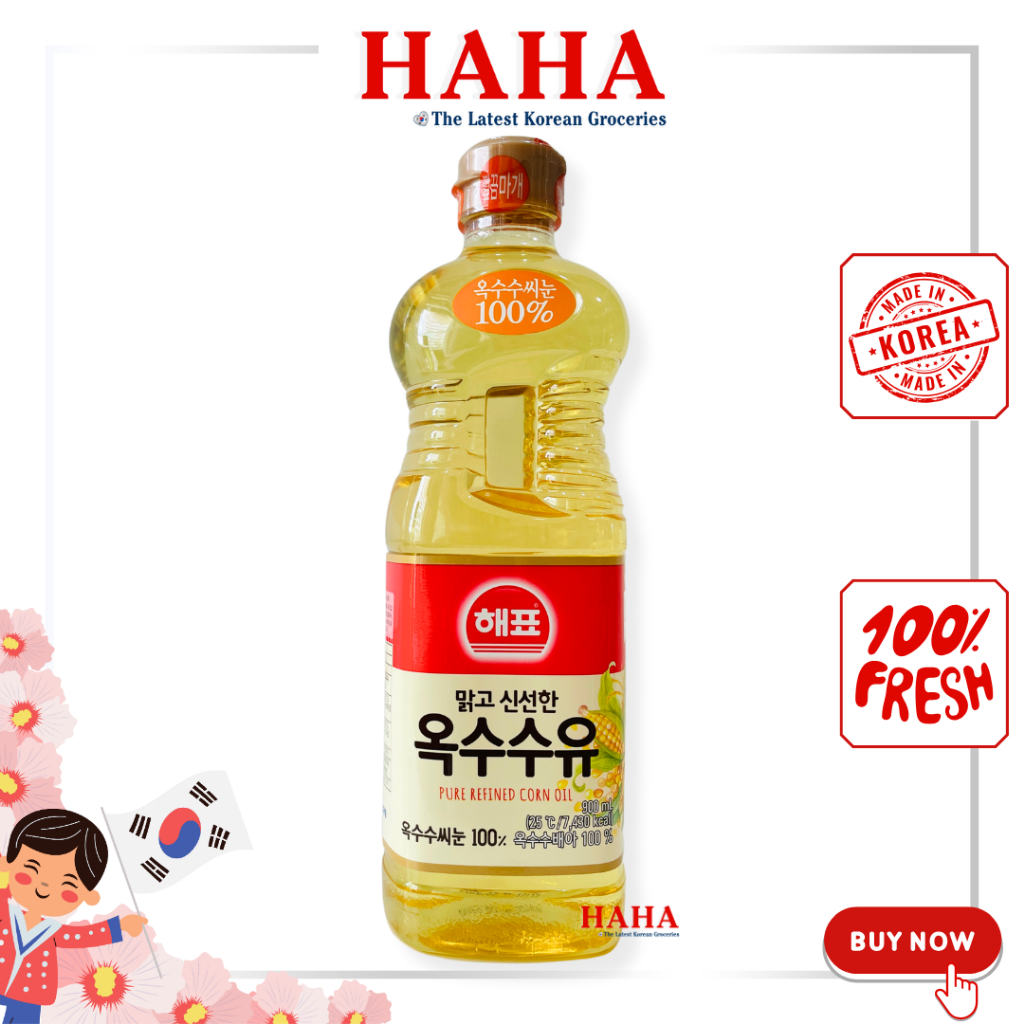 Dầu bắp hàn quốc đủ loại chai 900ml CJ BEKSUL/ DAESANG/ HAEPYO FRESH ...
