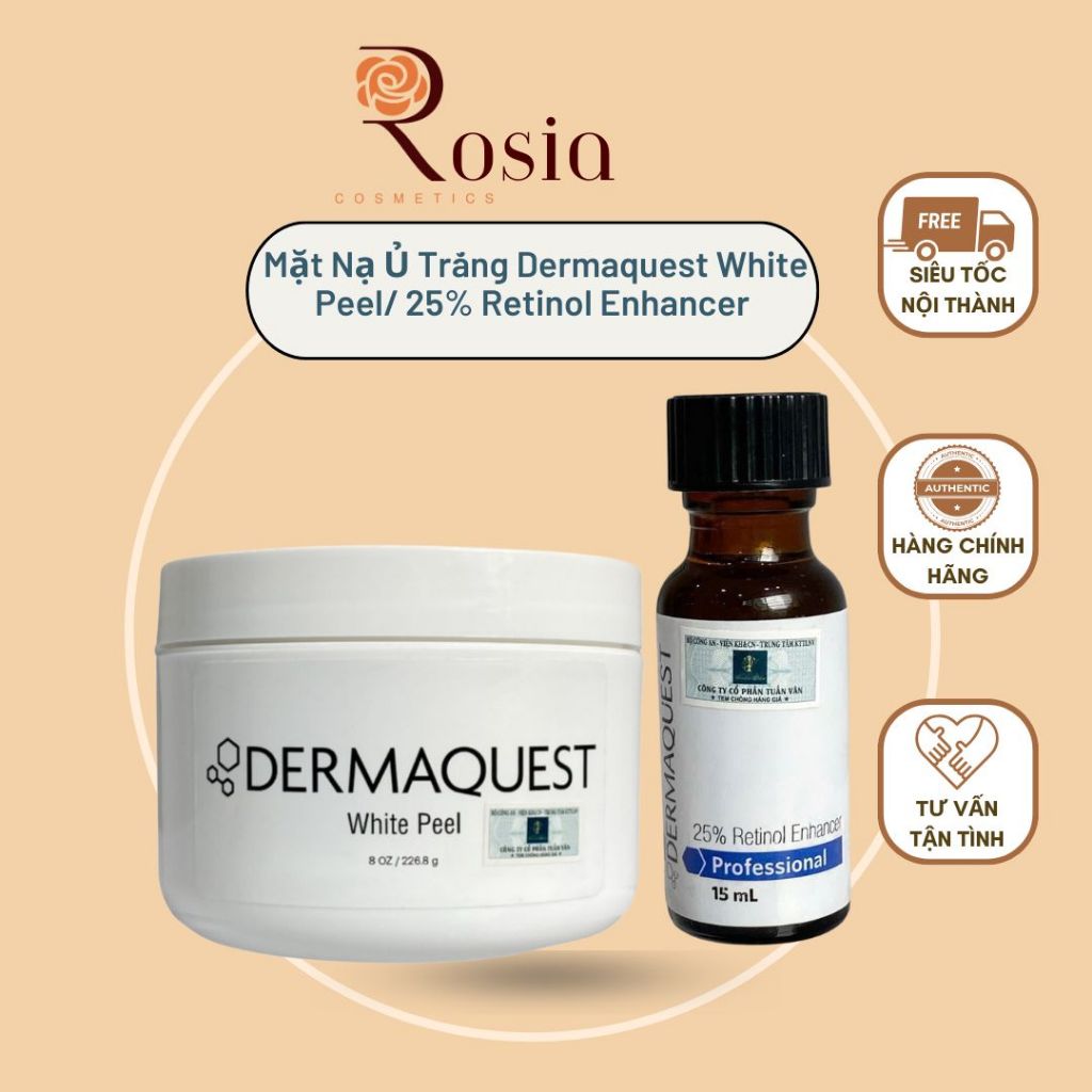 [Công Ty] Mặt nạ ủ trắng Dermaquest White Peel 226,8g/ 25% Retinol ...