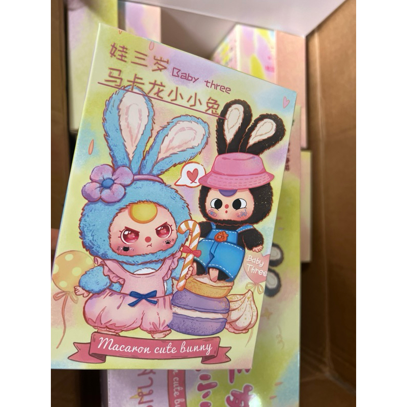 (Sẵn HCM) Baby Three thỏ Macaron, 12 con giáp, 12 cung hoàng đạo, côn ...