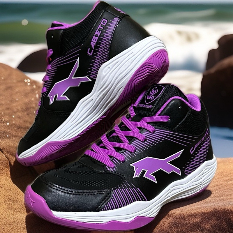 Giày bóng chuyền VHD Cabeto Sói Đầu Đàn cày sân bê tông không đau gối ...