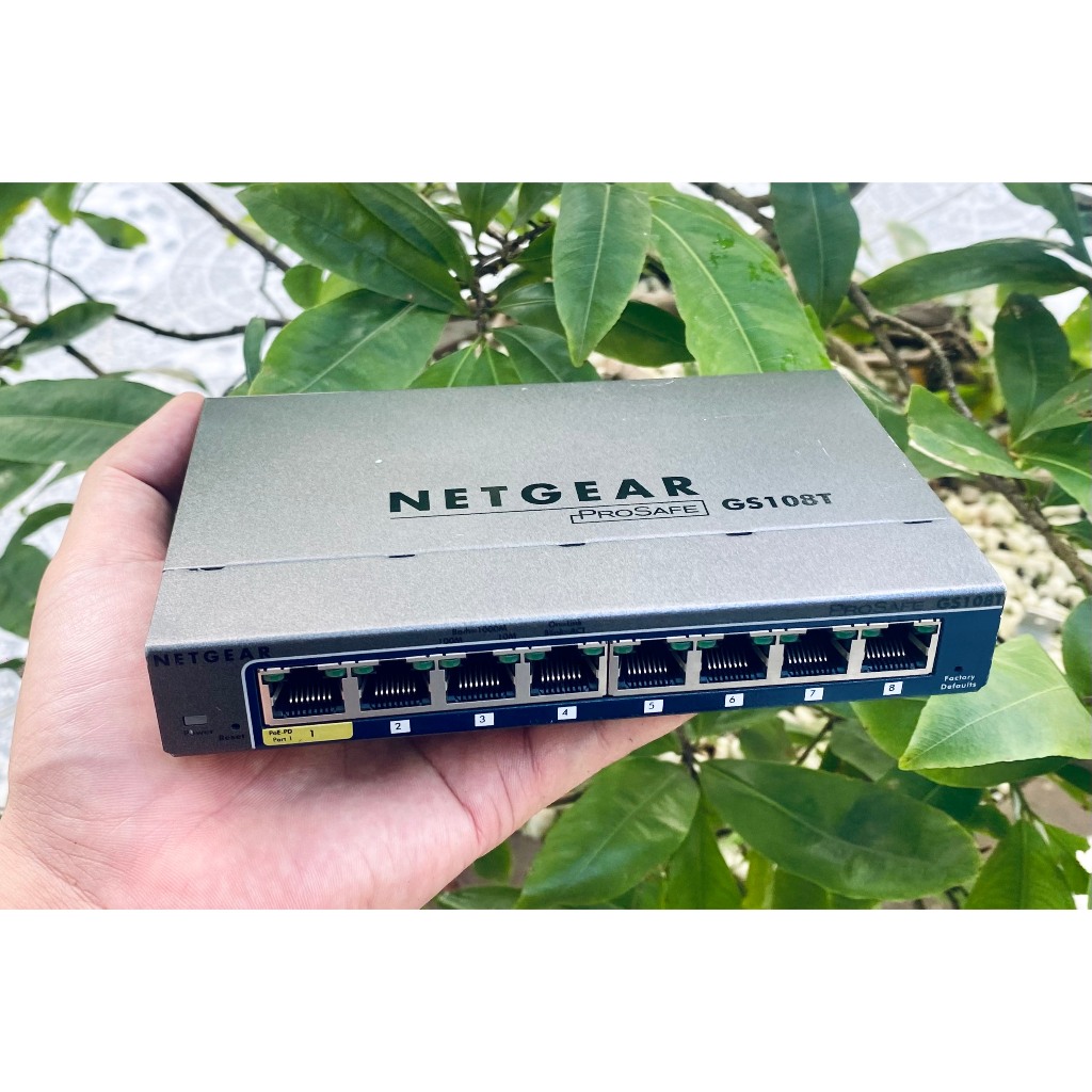 NetGear ProSafe Plus GS108T v2 , Bộ Chia Mang Lan Gigabit , Switch ...